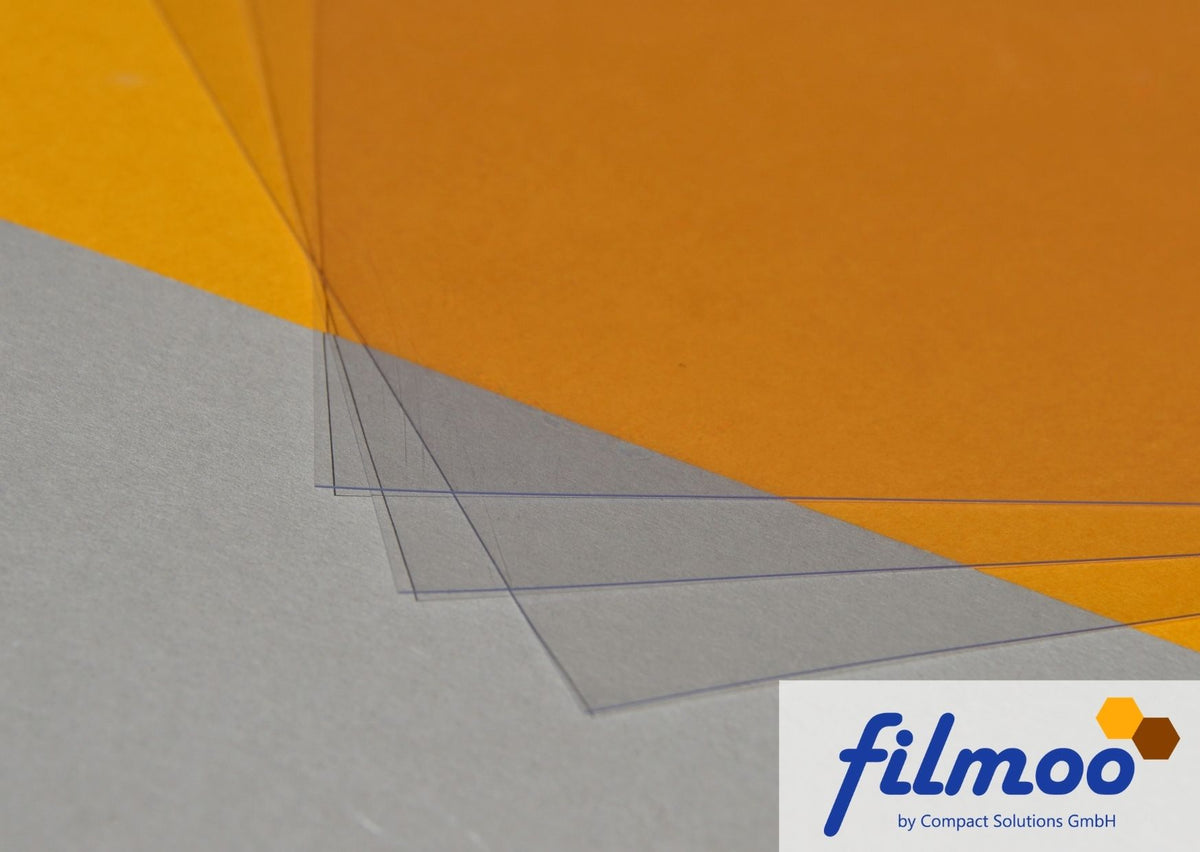 Hart-PVC | A4 | 0,3 mm | transparent | Bastelfolie – filmoo